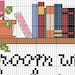 Library Cross Stitch PDF Pattern - Etsy