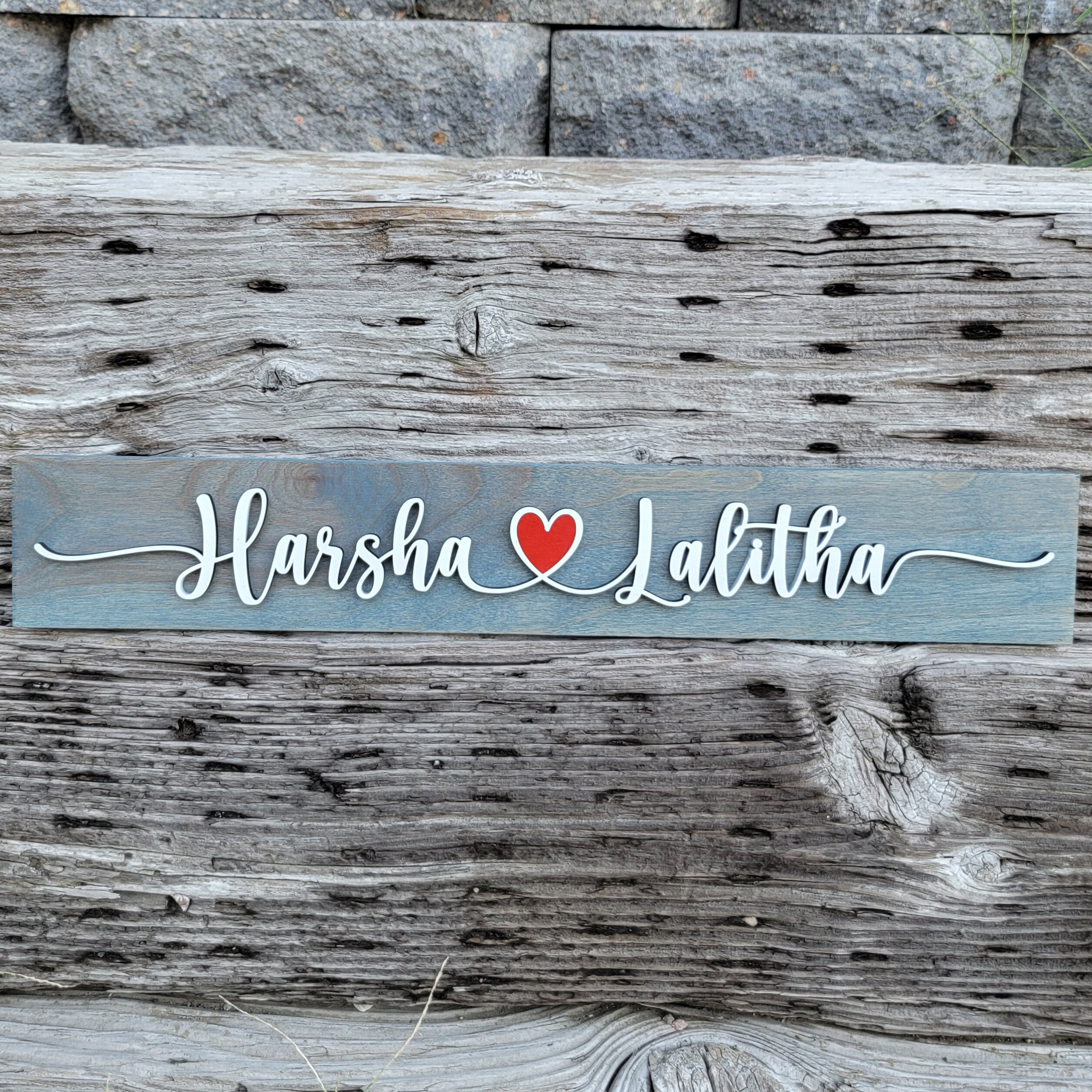 Custom Couple Name Sign Pallet Sign Wedding Gift Wooden Name - Etsy