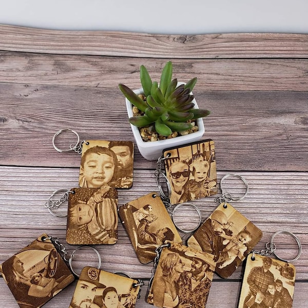 Wood Keychain - Etsy