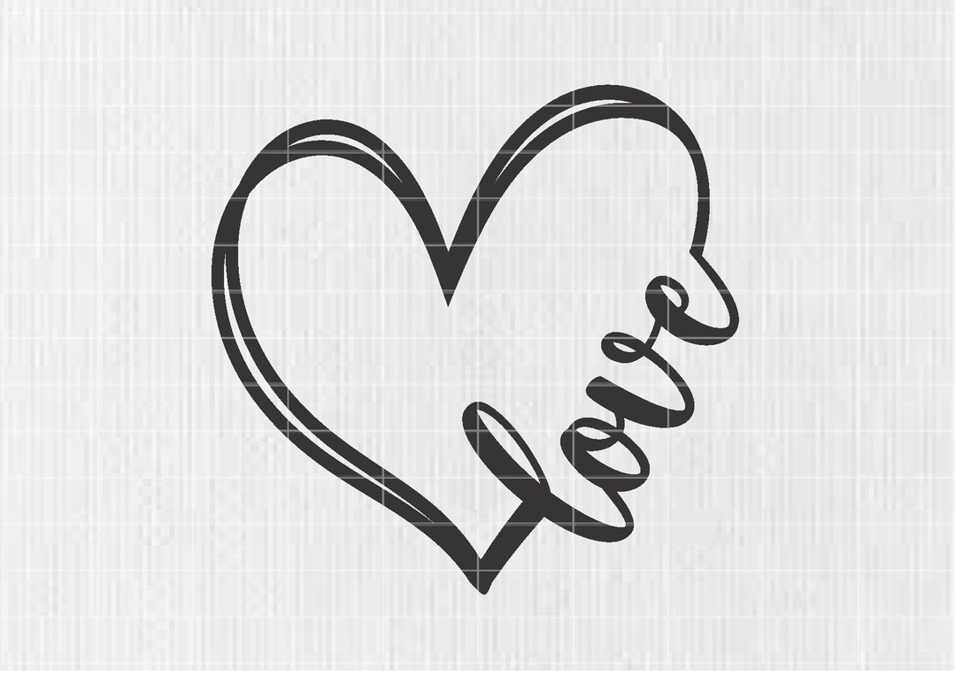 Love SVG, Love Heart Svg Love Heart, Valentine's Day Svg, Valentine Svg ...
