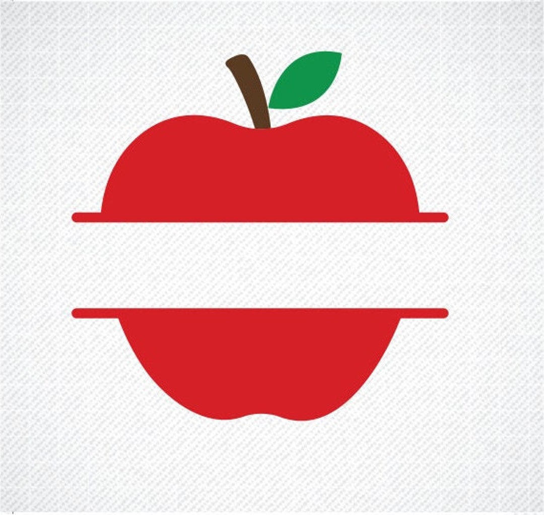 Apple Name Frame SVG, Apple Monogram Frame Svg, Apple Svg, Teacher Svg ...