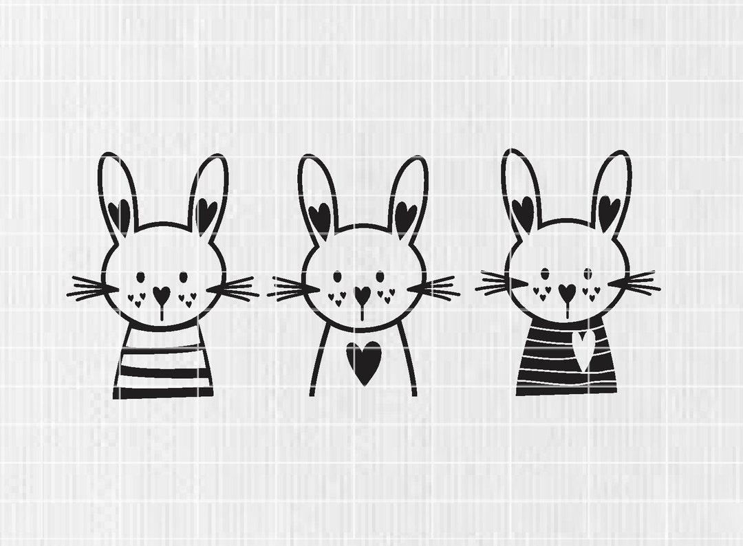 Happy Hasenbande plotterdatei, Bunny Gang svg, Osterhase Plotterdatei, Osterhase Plotterdatei ...