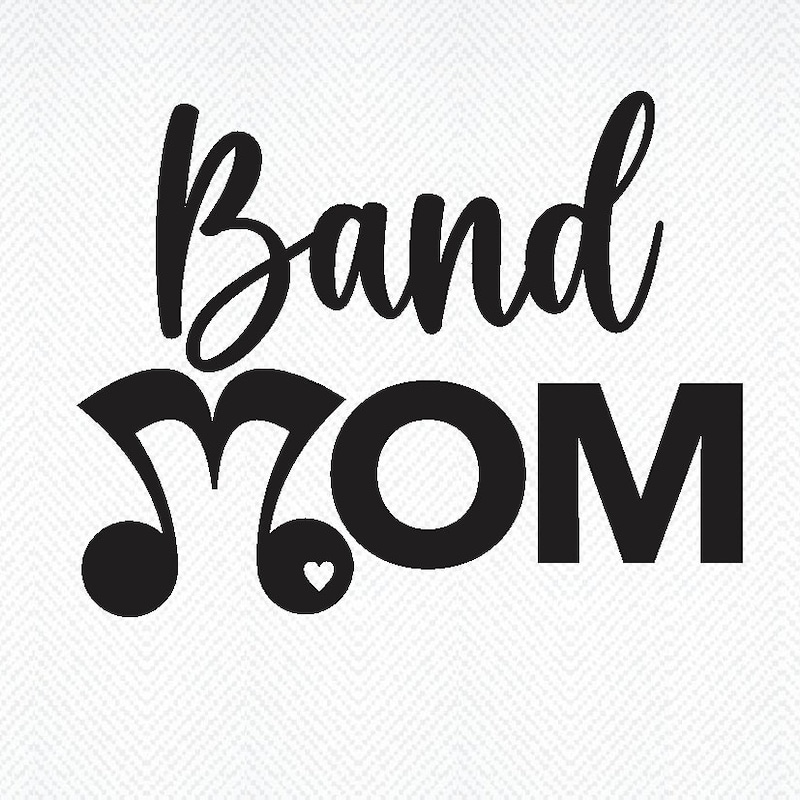 Band Mom Svg - Etsy