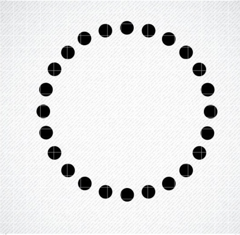 Circle Dot Frame SVG, Dots Clip Art, Vector Circles, Clipart Circles ...
