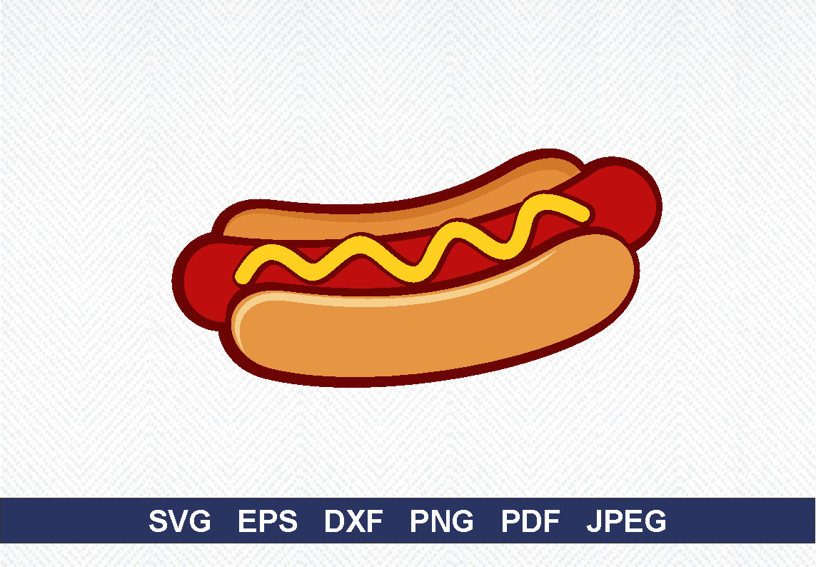 Plain Hot Dog Clipart