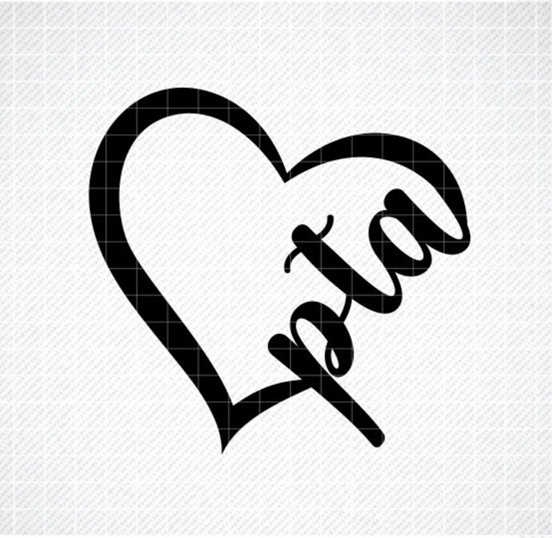 PTA Heart SVG Instant Download PTA Cut File Svg Png Dxf - Etsy Hong Kong