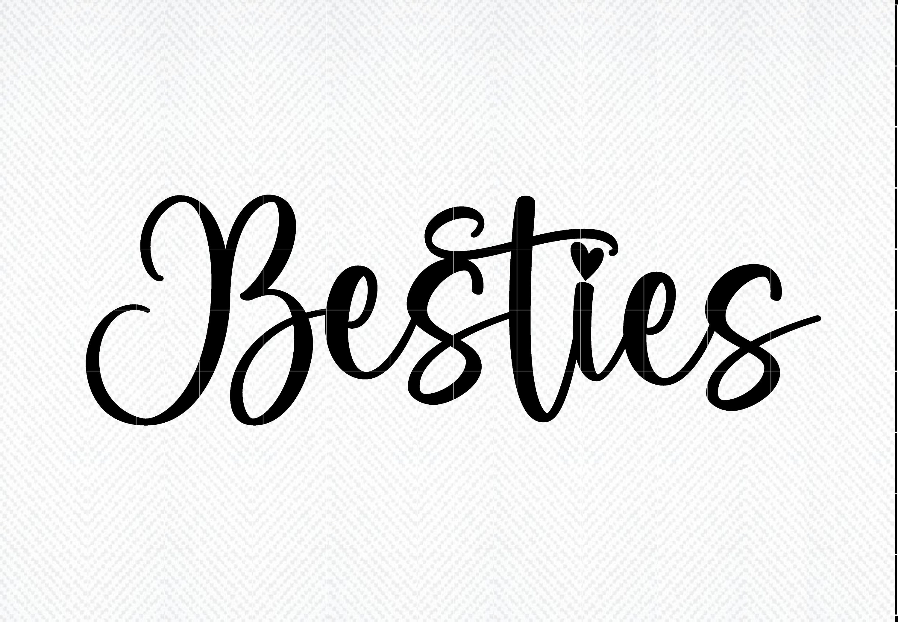 Besties SVG Besties PNG Besties Cut File Instant Digital - Etsy