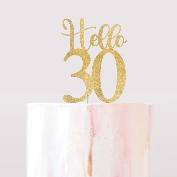 Hello 30 - Etsy