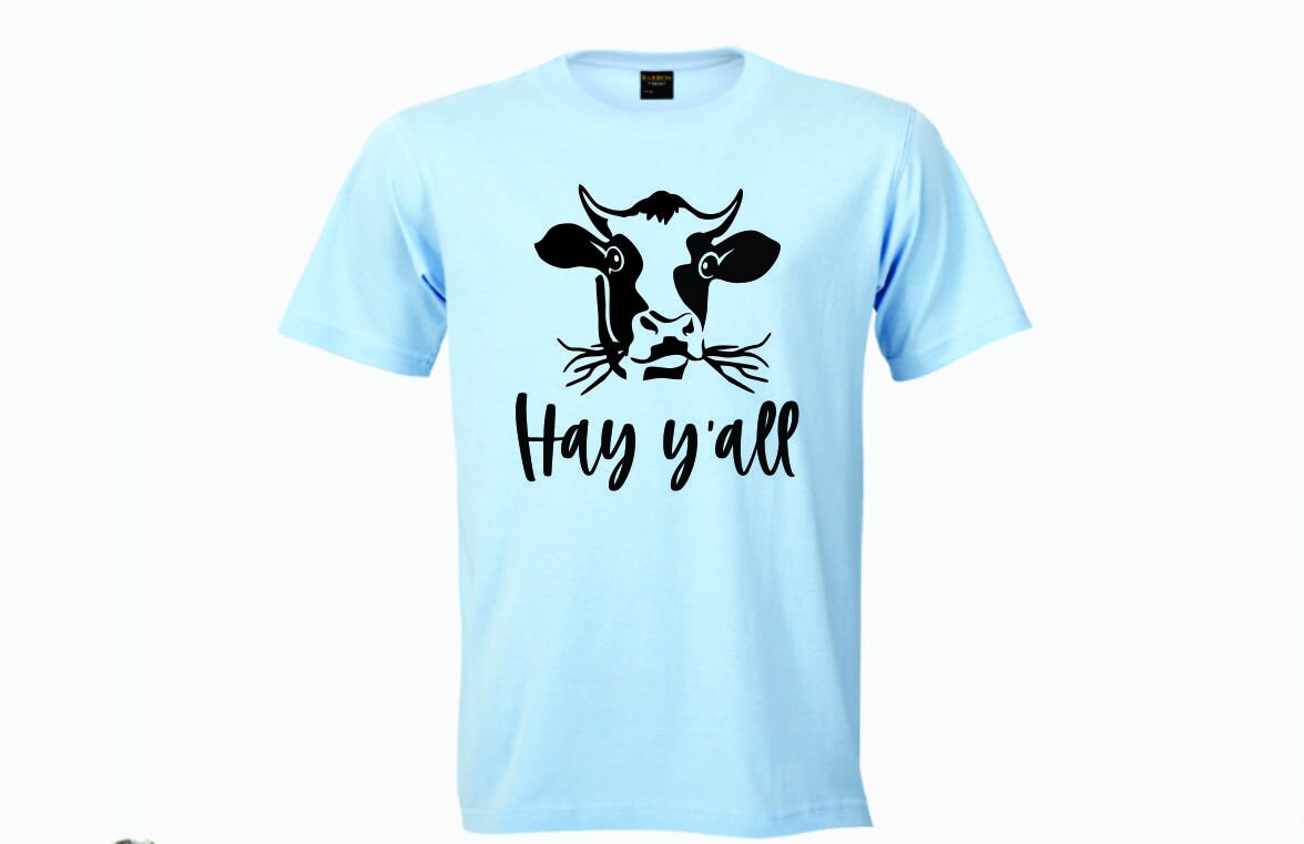 Hay Y'all Svg Cow Cattle Svg Farm Farmhouse SVG Dxf - Etsy