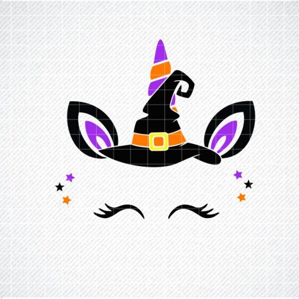 Witch Unicorn Svg - Etsy UK