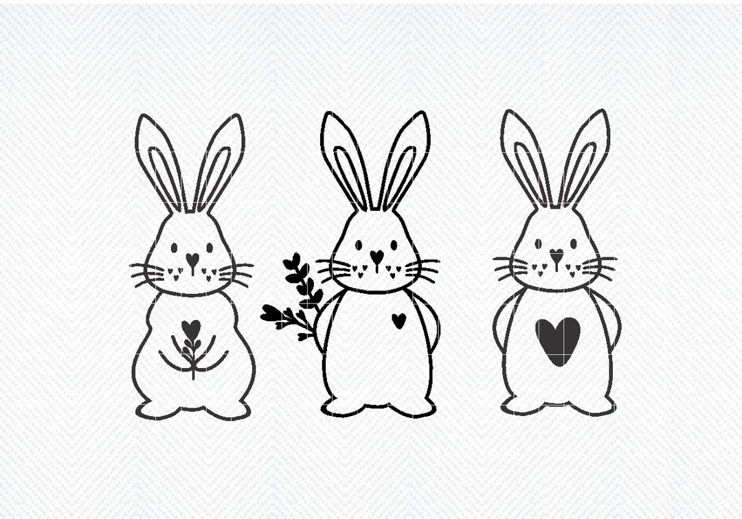 Happy Hasenbande Plotterdatei, Bunny Gang Svg, Plotter File PNG, Osterhase Plotter File - Etsy