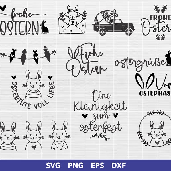 Plotter File Easter Svg - Etsy