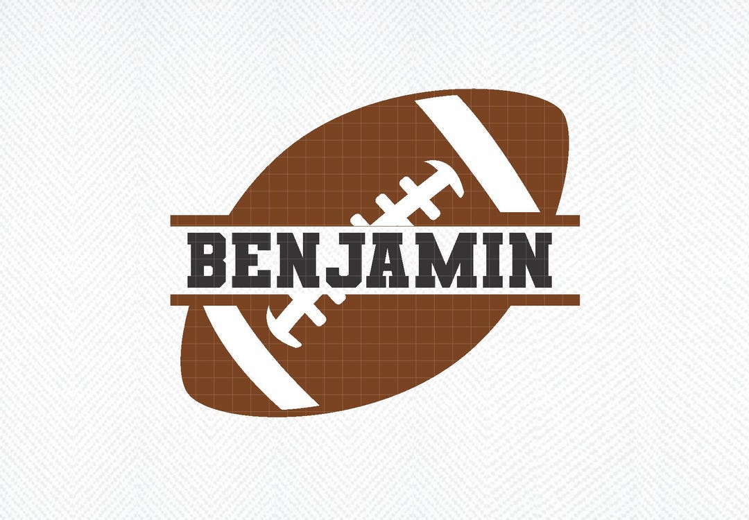 Football Split Monogram SVG, Football Frame Svg, Football Svg, PNG ...