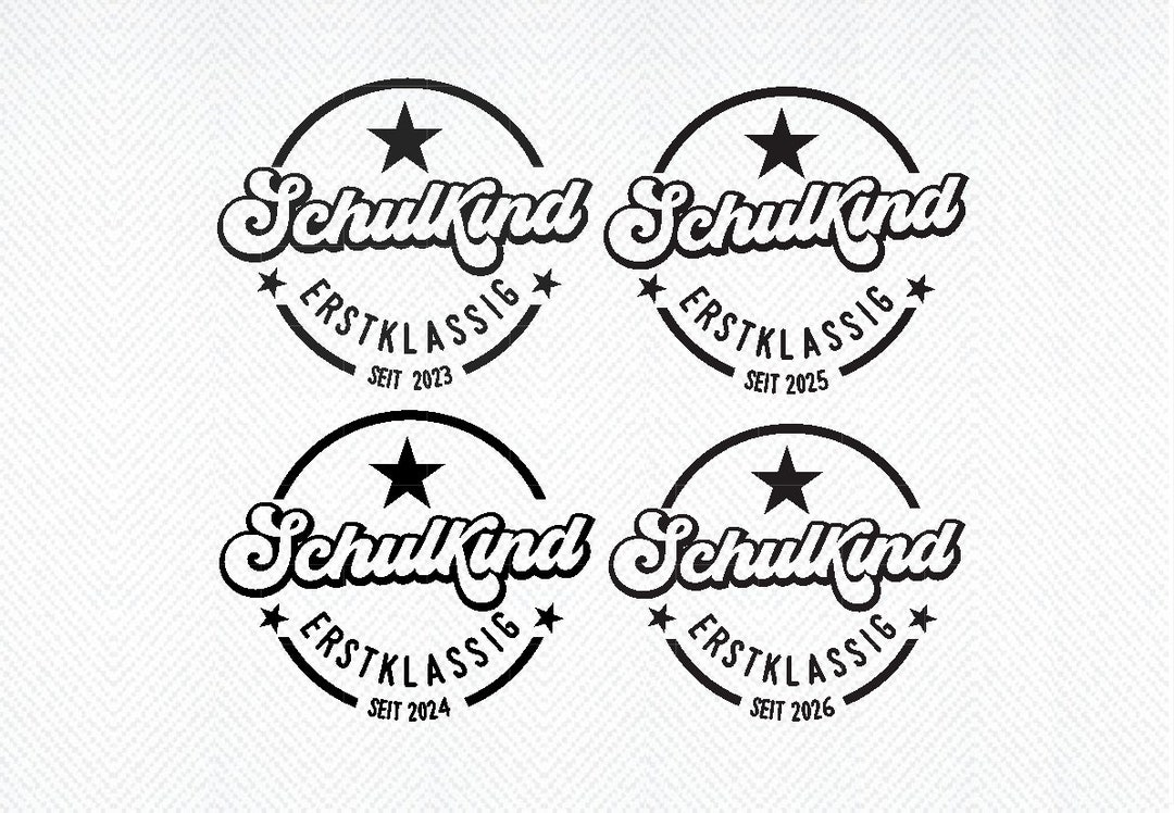 Schulkind Plotterdatei SVG Bundle, Schuleinführung Cut File ...