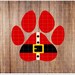 Santa Paw Print SVG Christmas Dog SVG Santa Paws (Instant Download) - Etsy
