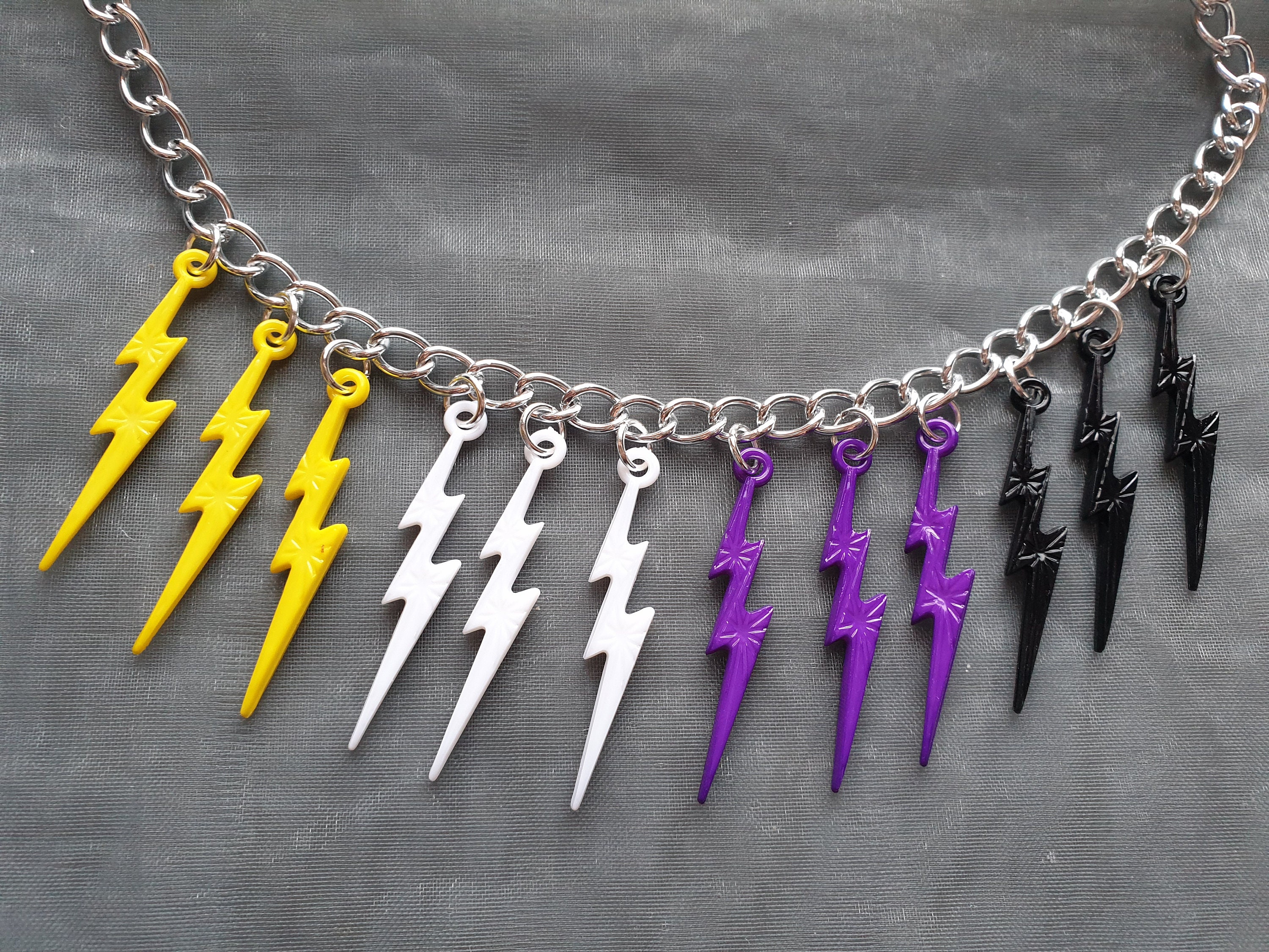 Collar de rayo no binario // Collar de rayo // Collar de rayo | Etsy