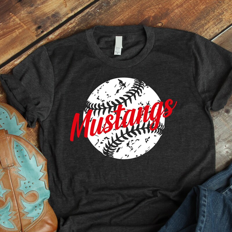 Mustang Baseball - Etsy