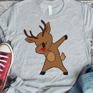 Dabbing Reindeer Svg, SVG, PDF, DXF, Christmas Svg, Reindeer Svg ...