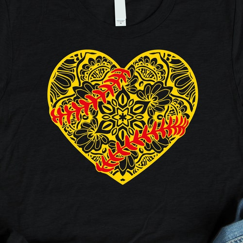 Softball Mandala Svg Files for Cricut Designs Softball Svg - Etsy