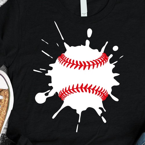 Baseball Svg SVG DXF Digital Download Splatter Baseball - Etsy