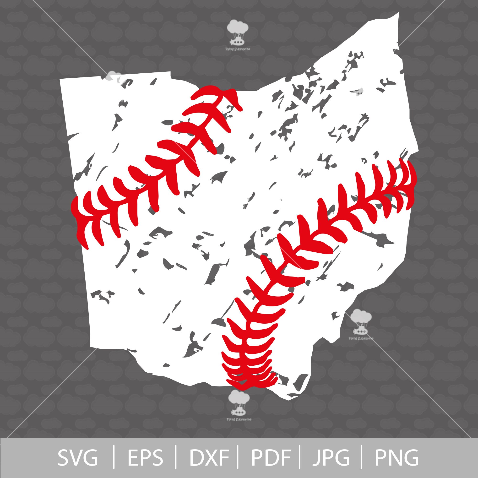 Ohio Svg SVG PDF Baseball Svg Digital Download Ohio - Etsy