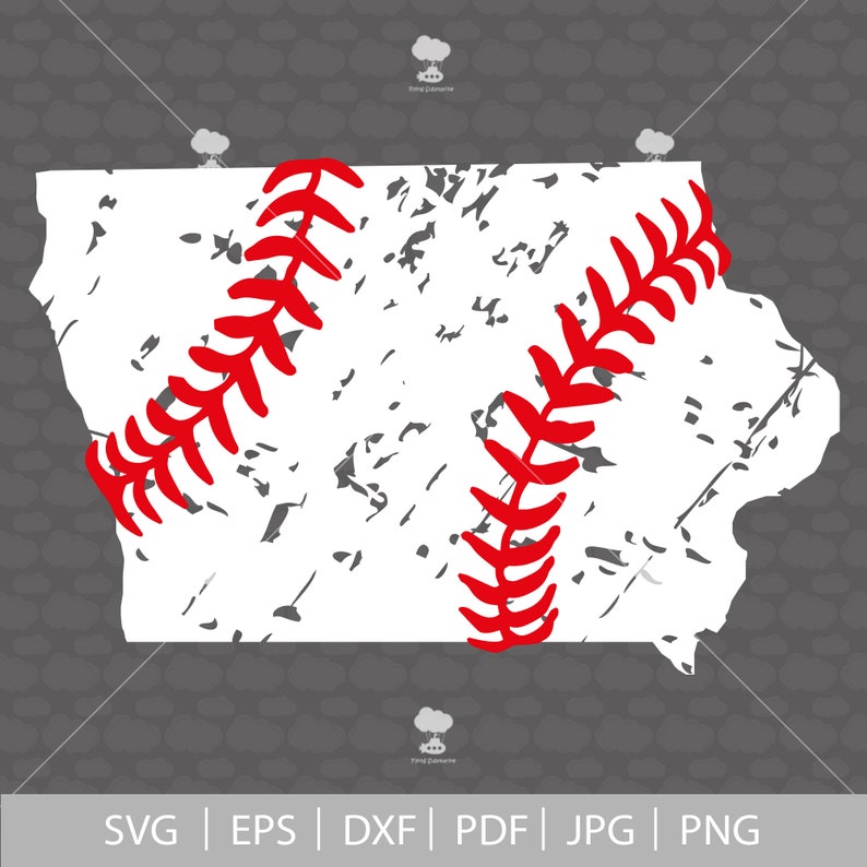 Iowa Svg SVG PDF Baseball Svg Digital Download Iowa | Etsy
