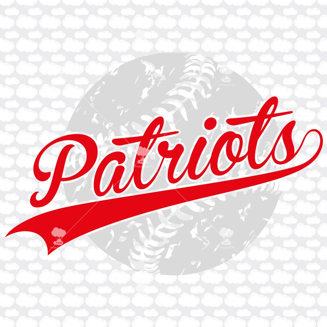 Patriots Baseball SVG, Distressed Team Design (digital Download) - Etsy