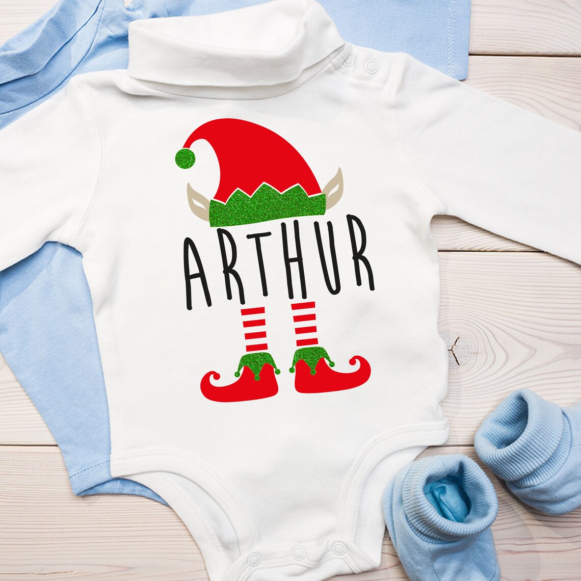 Elf Svg Christmas Svg SVG DXF EPS Personalized Elf - Etsy