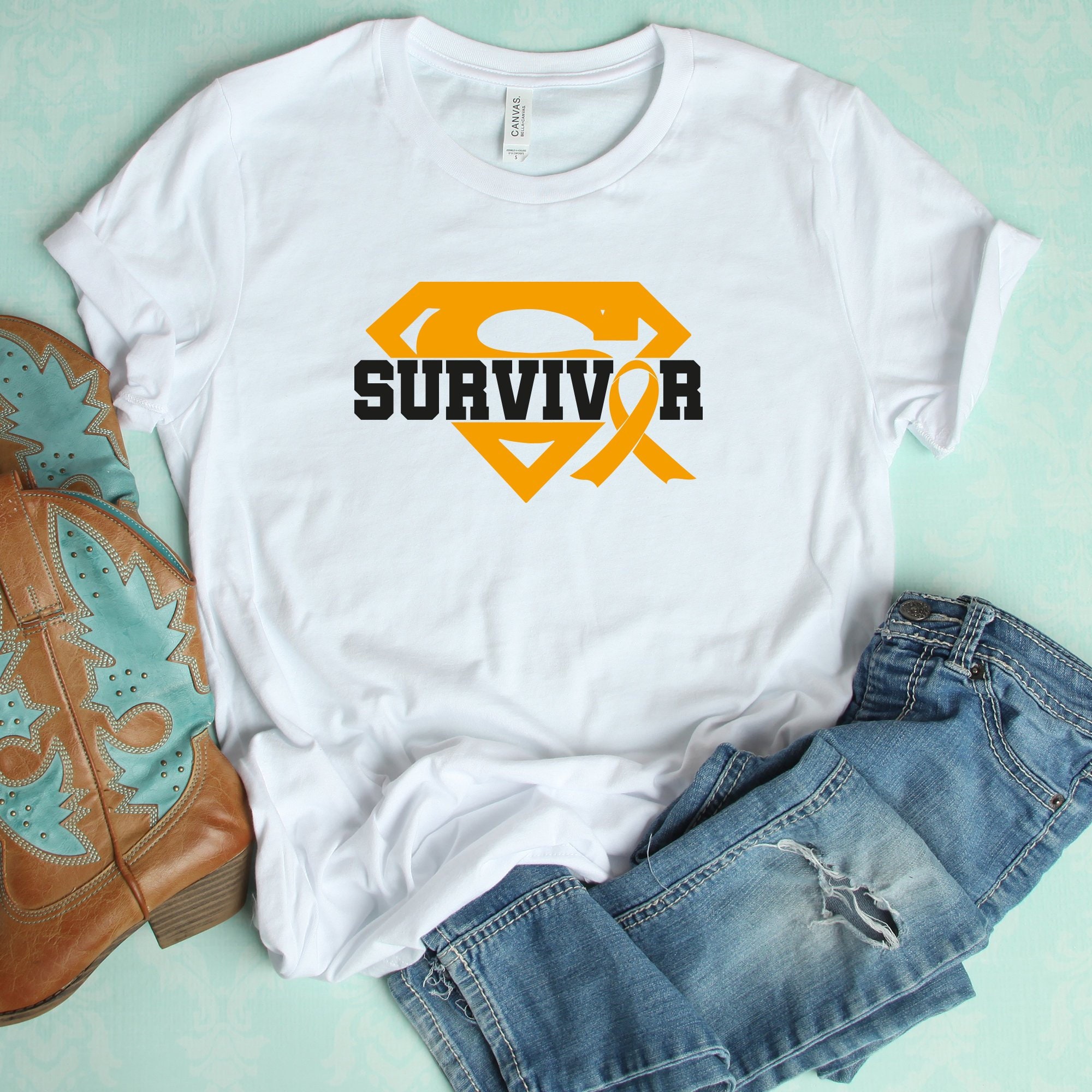 Survivor Svg, SVG, DXF, EPS, Leukemia Svg, Cancer Svg, Superwoman Svg ...