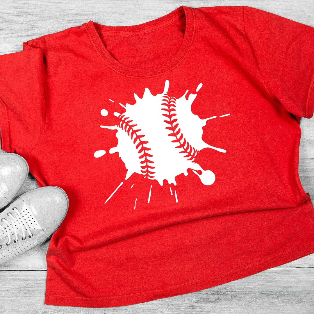 Baseball Svg, SVG, DXF, Digital Download, Splatter Baseball, Paint ...