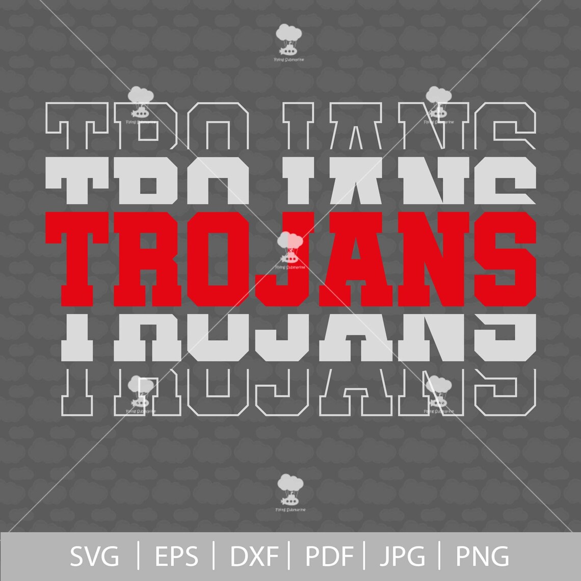 Trojans Svg SVG DXF Baseball Svg Baseball Mom Svg - Etsy