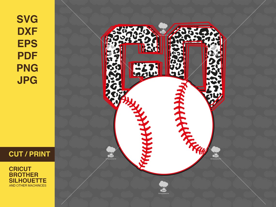 GO Baseball SVG Baseball Mom Svg Baseball Png Baseball - Etsy