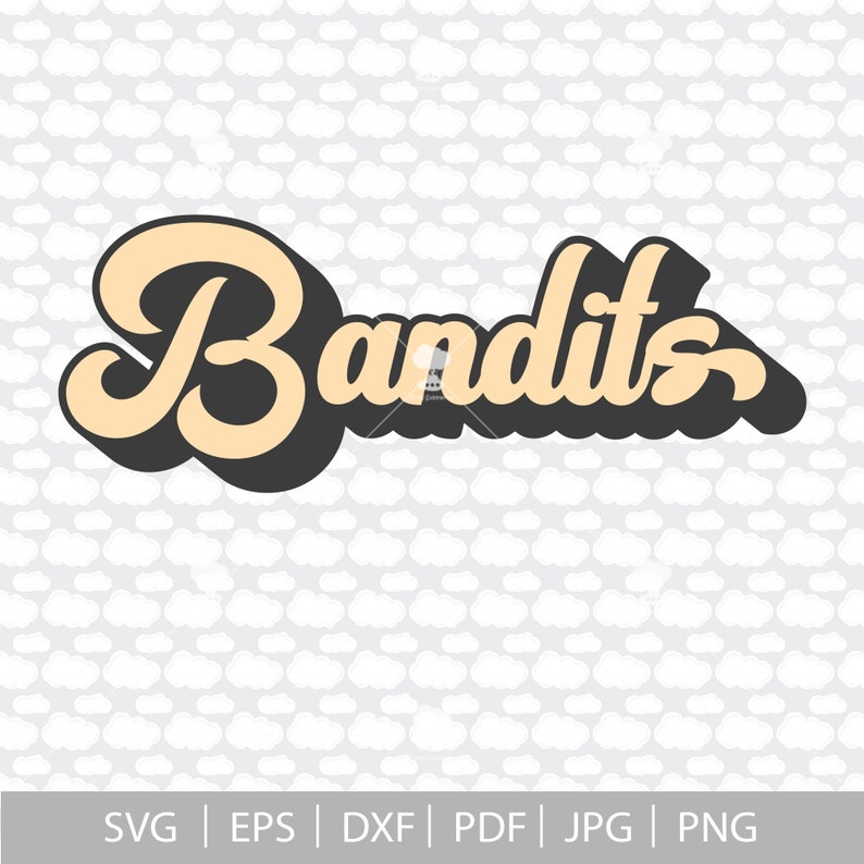 Bandits Svg SVG DXF Baseball Svg Baseball Mom Svg | Etsy