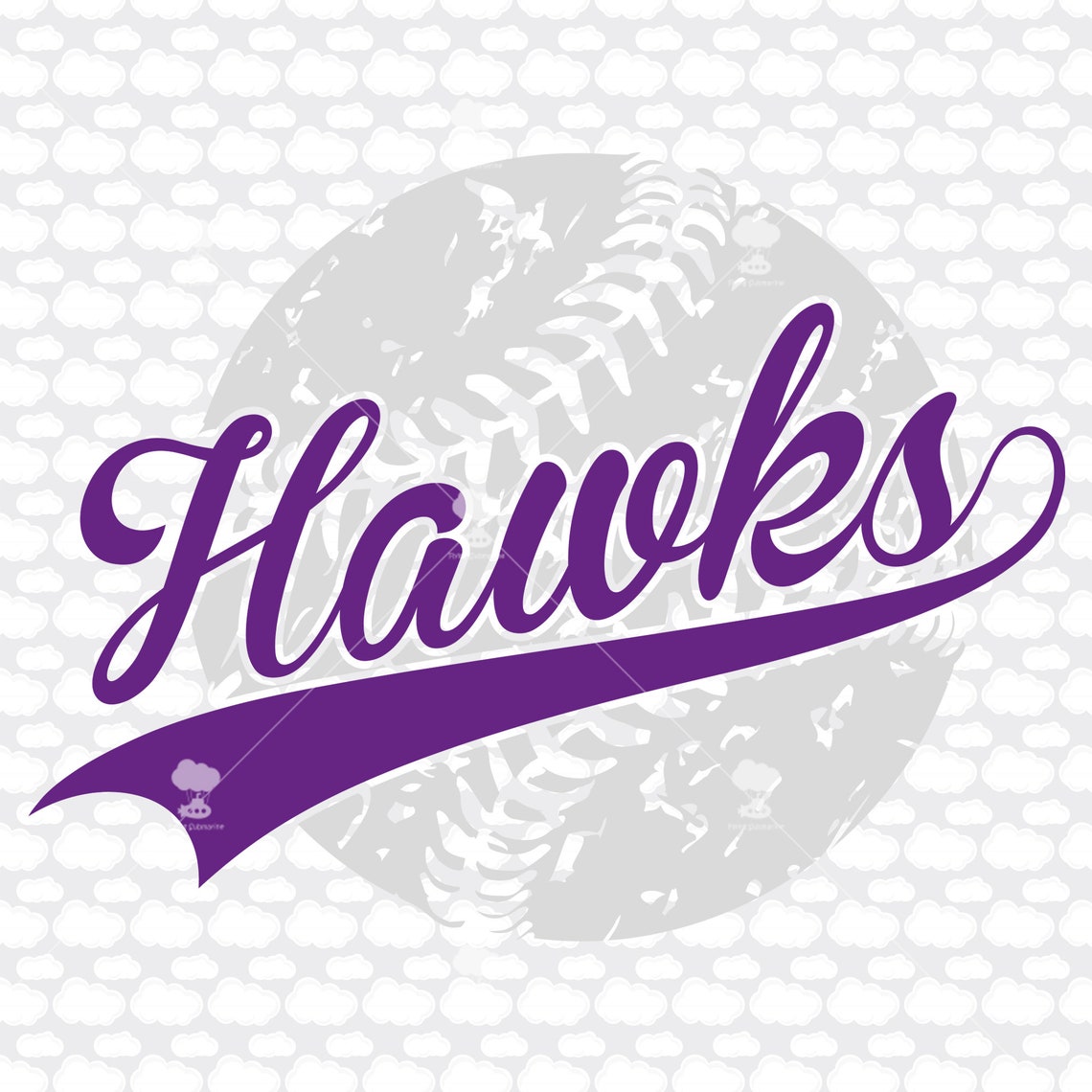 Hawks Svg SVG DXF Softball Svg Hawks Softball Softball - Etsy
