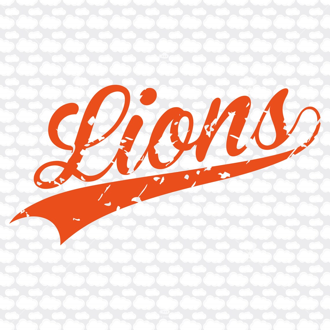Lions Svg Softball Svg SVG DXF Softball Team Name | Etsy