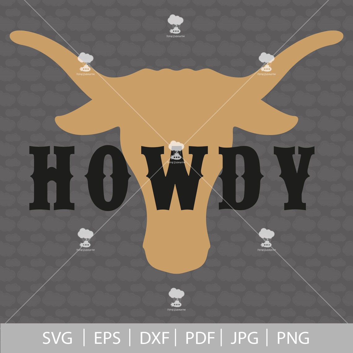Howdy Svg Western Svg SVG Bull Svg Cow Svg Rodeo Svg - Etsy