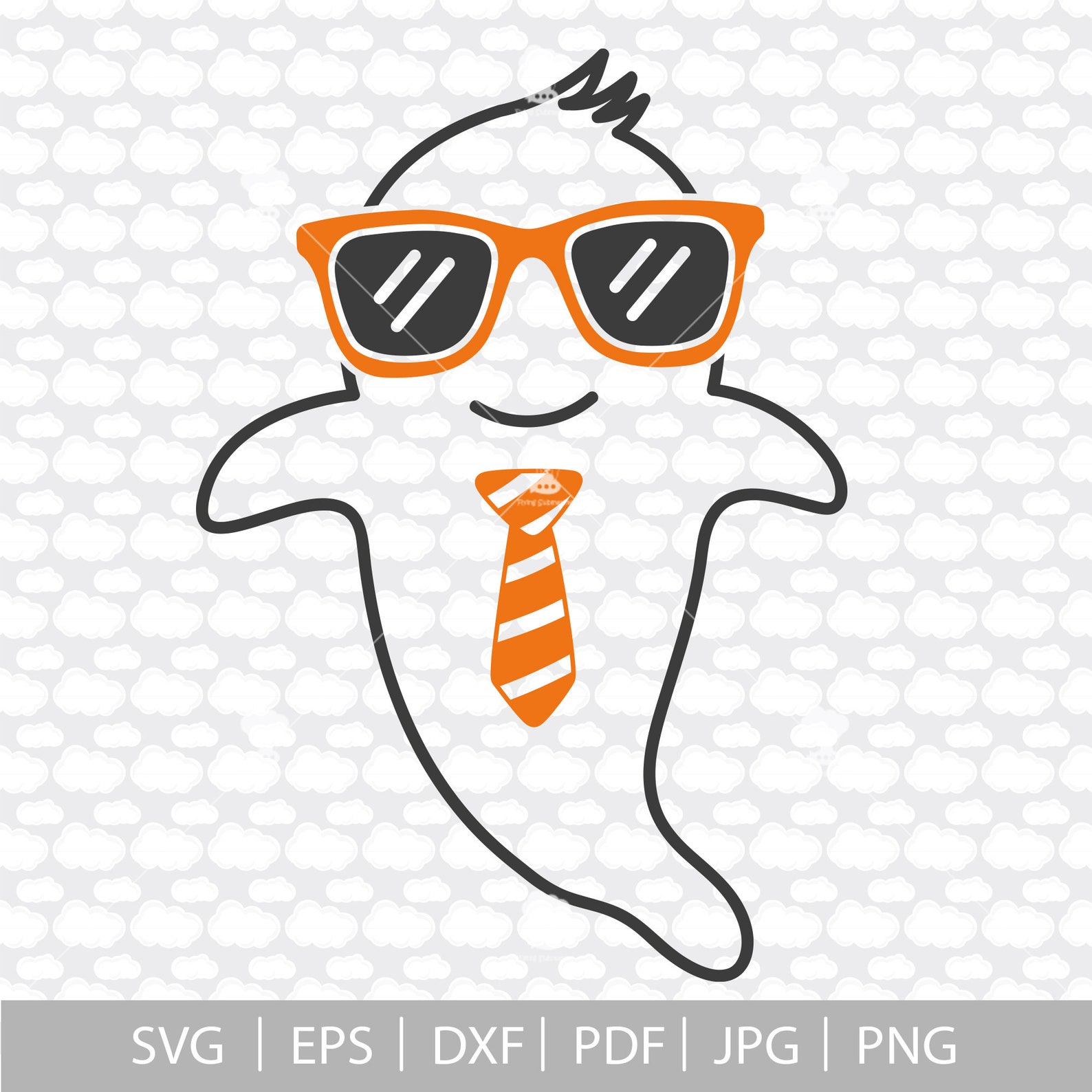Ghost Svg SVG DXF PDF Halloween Svg Kids Halloween Svg - Etsy