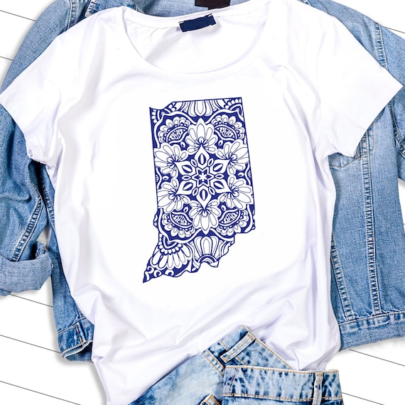 Indiana Svg SVG PDF Mandala Svg Zentangle Svg Digital - Etsy