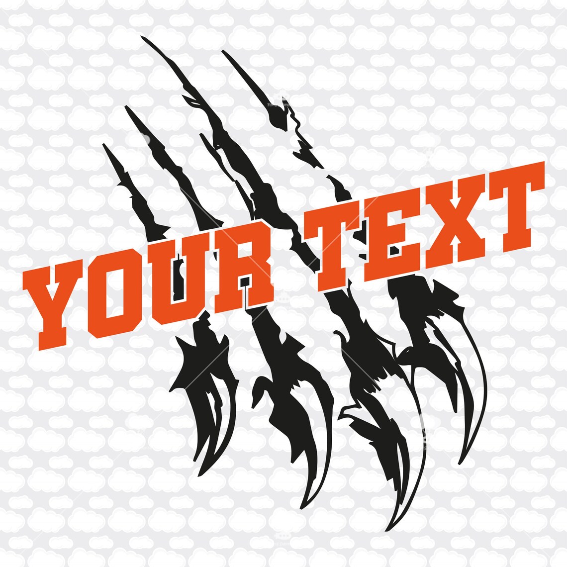 Custom Svg Claw Svg SVG DXF Team Svg Cheer Mom Svg - Etsy