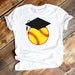 Softball Svg, Graduation Svg, SVG, Graduation Cap Svg, Softball Mom Svg ...