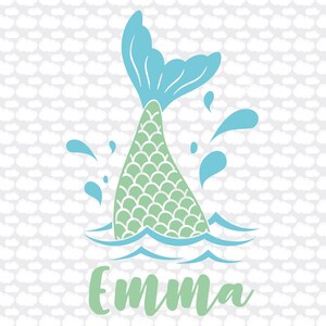 Mermaid Svg, SVG, DXF, EPS, Mermaid Name Svg, Digital Download, Mermaid ...