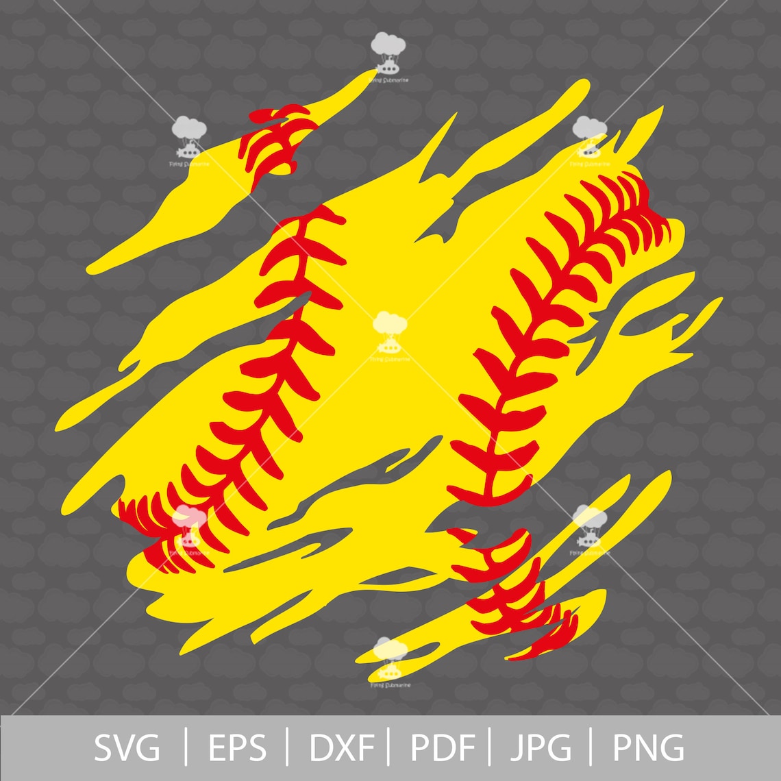 Softball Svg SVG DXF PDF Svg Files for Cricut Softball - Etsy