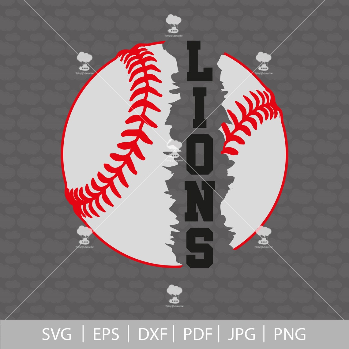 Lions svg SVG baseball svg Lions baseball baseball mom | Etsy