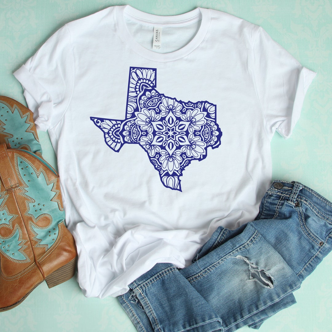 Texas Mandala SVG, Patriotic State Clipart (digital Download) - Etsy