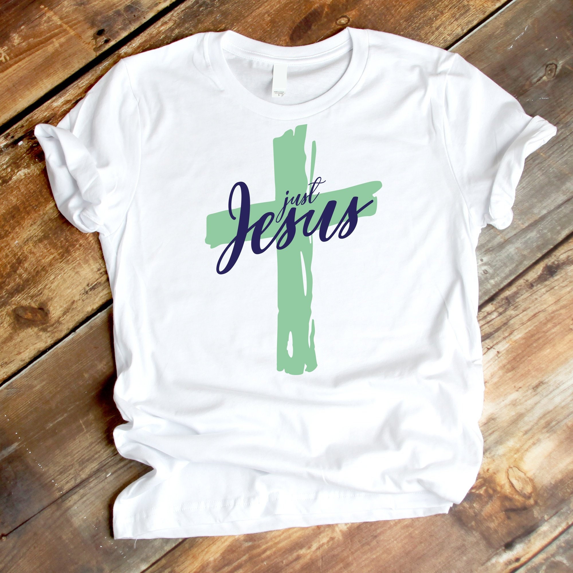 Just Jesus svg SVG EPS DXF cross svg Jesus svg christian | Etsy