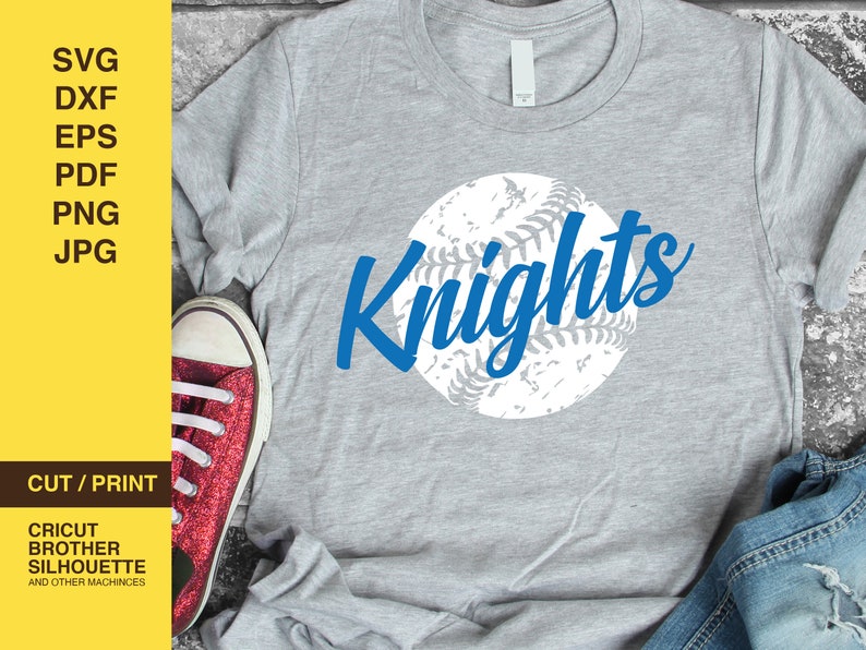 Knights Svg Svg Dxf Baseball Svg Knights Baseball Etsy