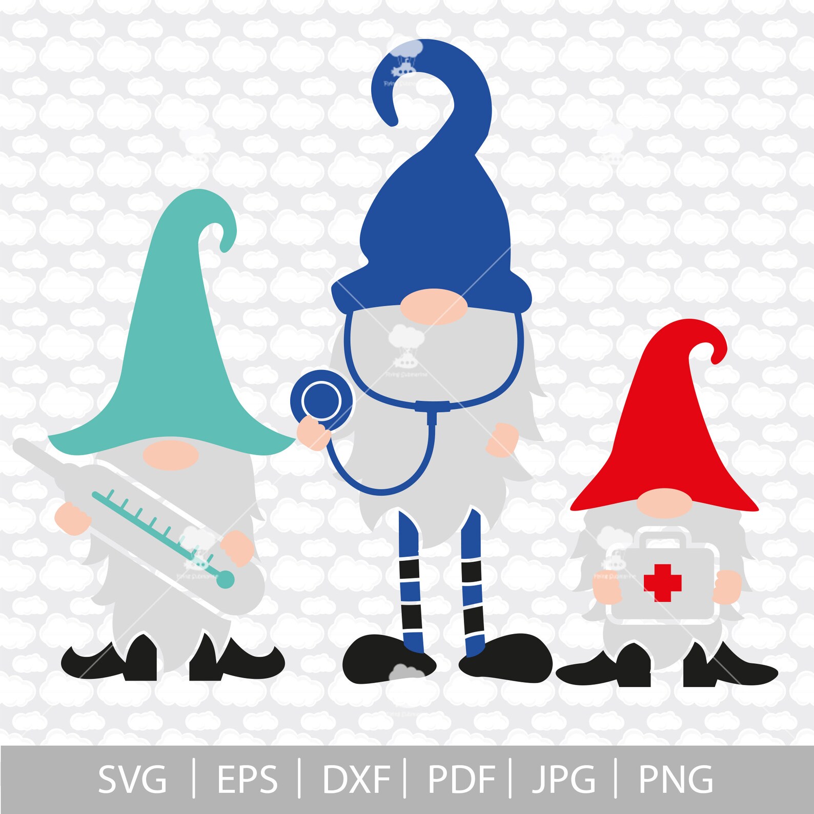 Gnomes SVG Medical Svg Nurse Svg Gnome Svg Gnome Clipart - Etsy