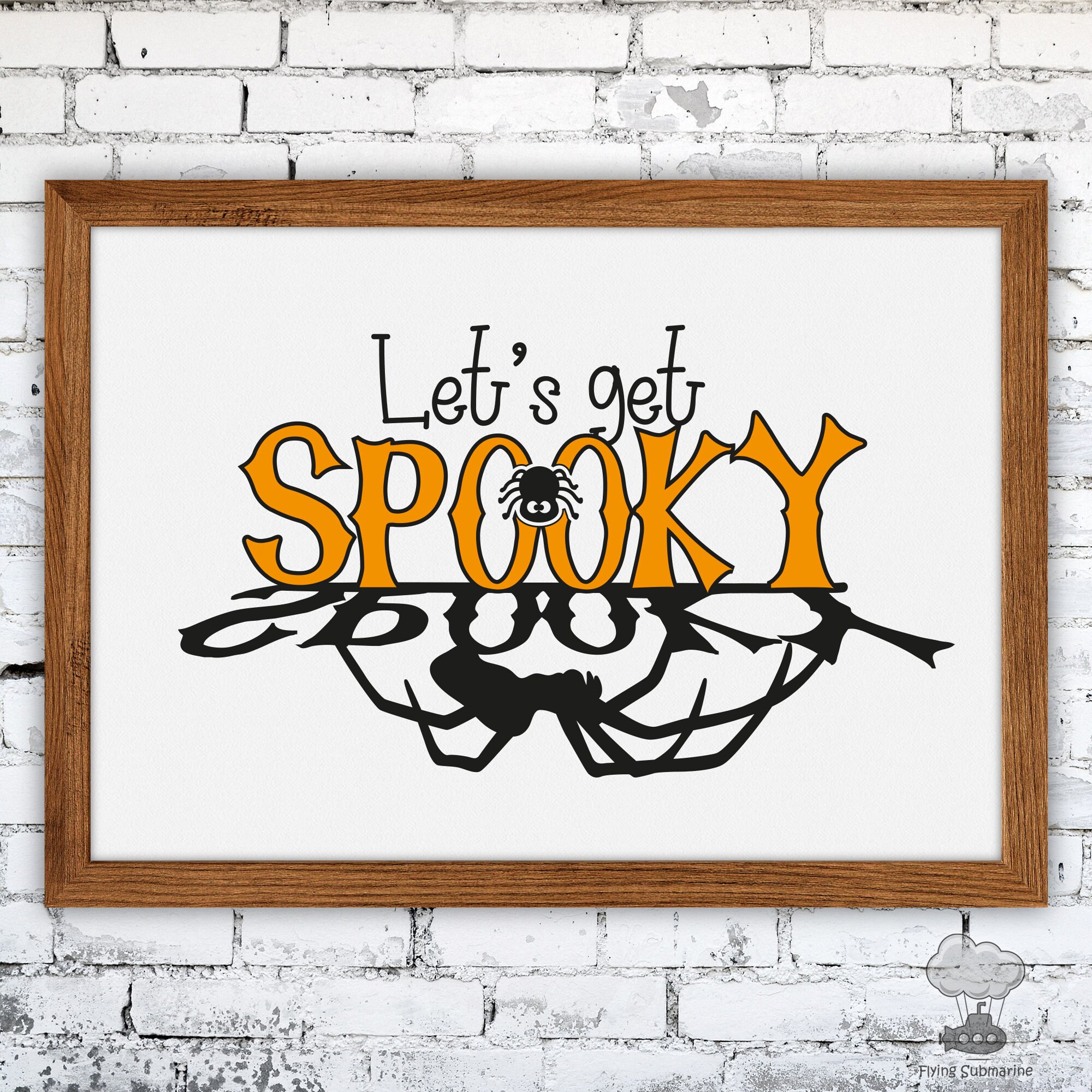 Let's Get Spooky Halloween Svg SVG DXF PDF Halloween - Etsy