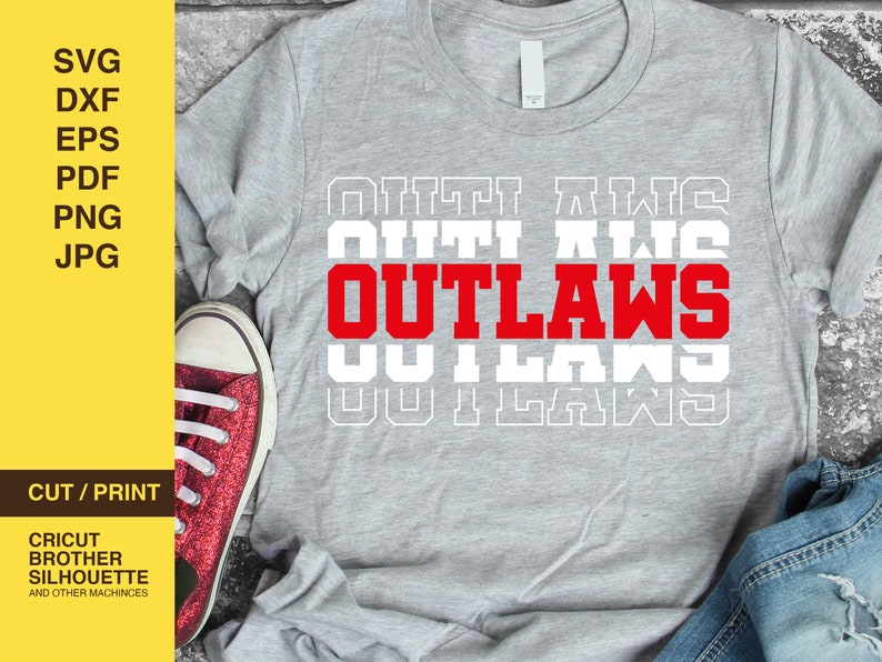 Outlaws Svg SVG Baseball Svg Baseball Mom Svg Softball - Etsy