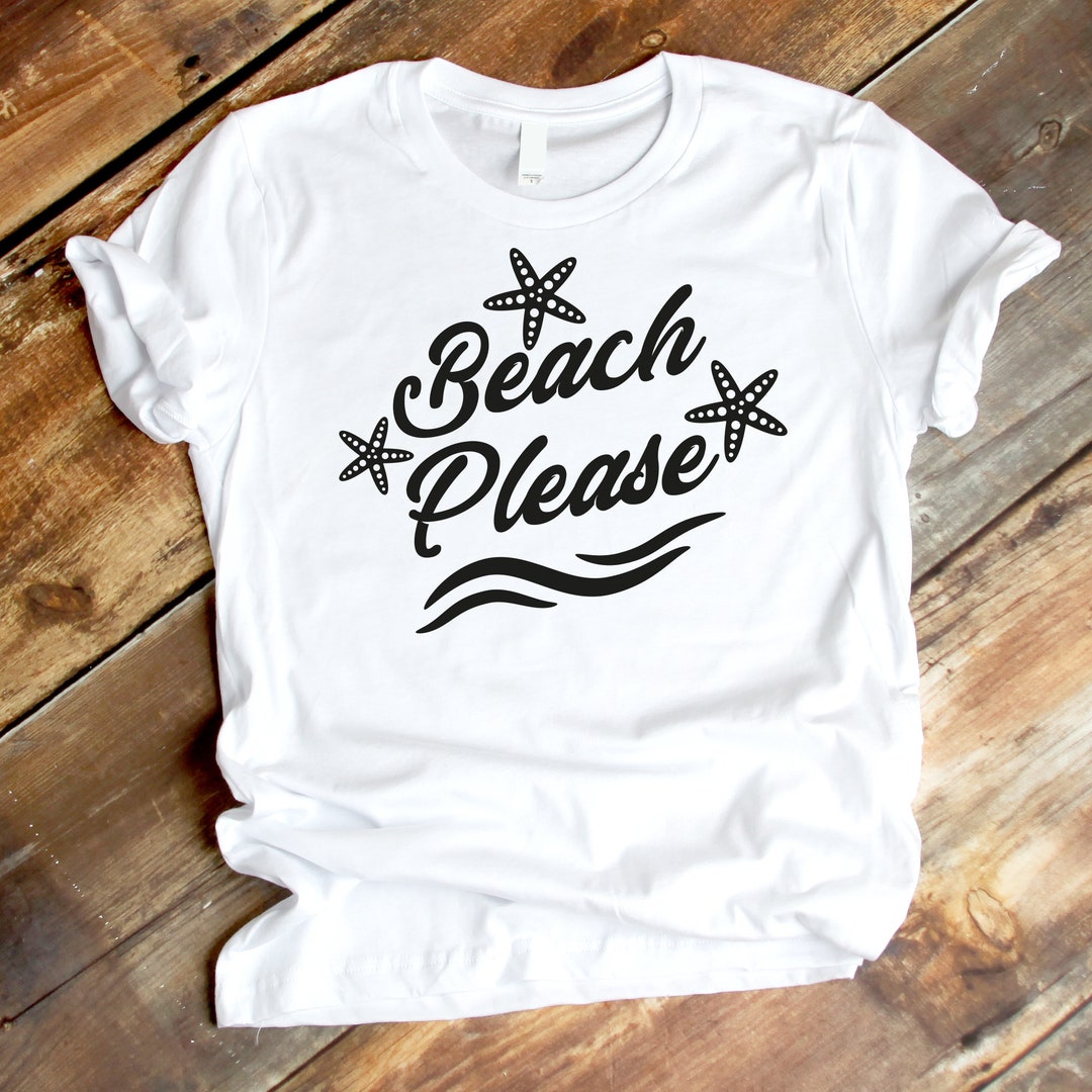 Beach Please SVG, Summer Vacation Clipart (digital Download) - Etsy